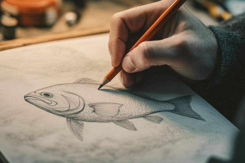 10 astuces pour réussir un dessin de poisson facile à chaque fois