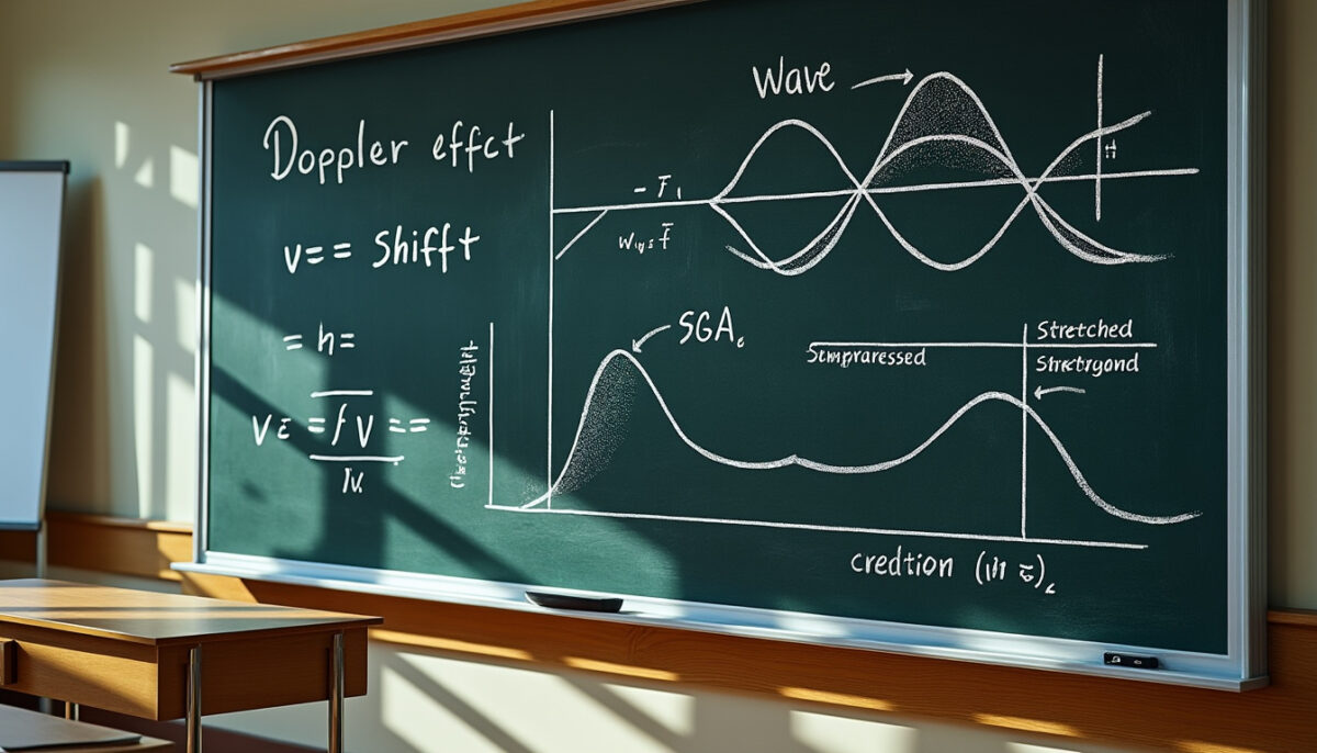 L'effet doppler : formule mathématique et démonstration pas à pas