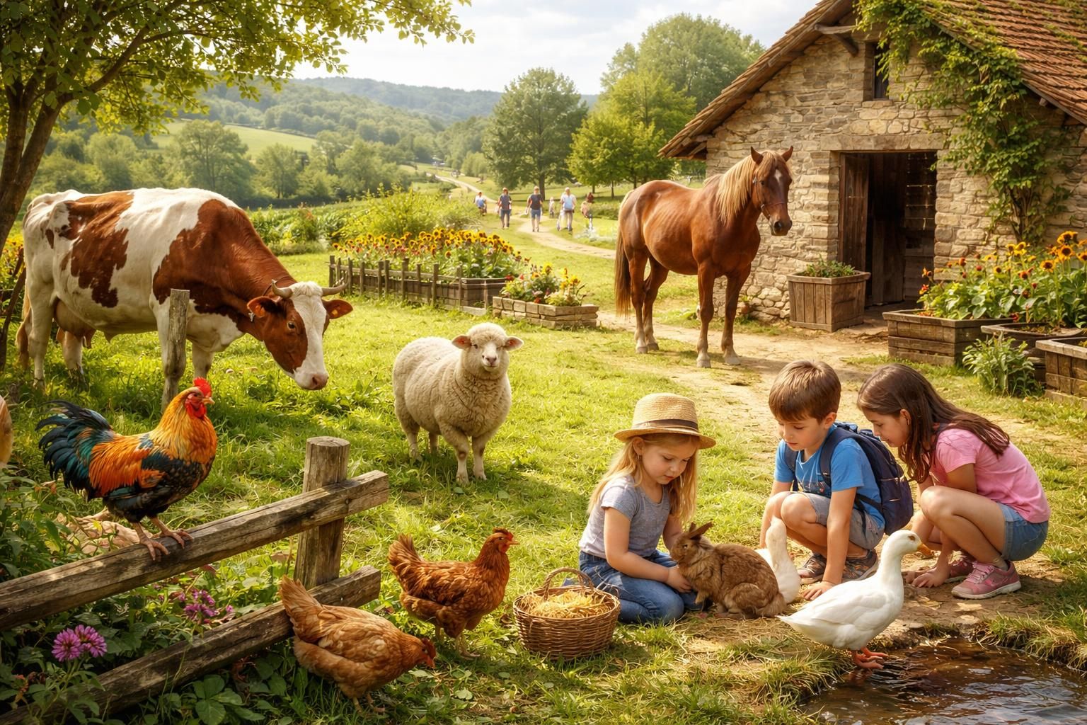 Les animaux de la ferme pédagogique à Bergerac : rencontre avec des ...