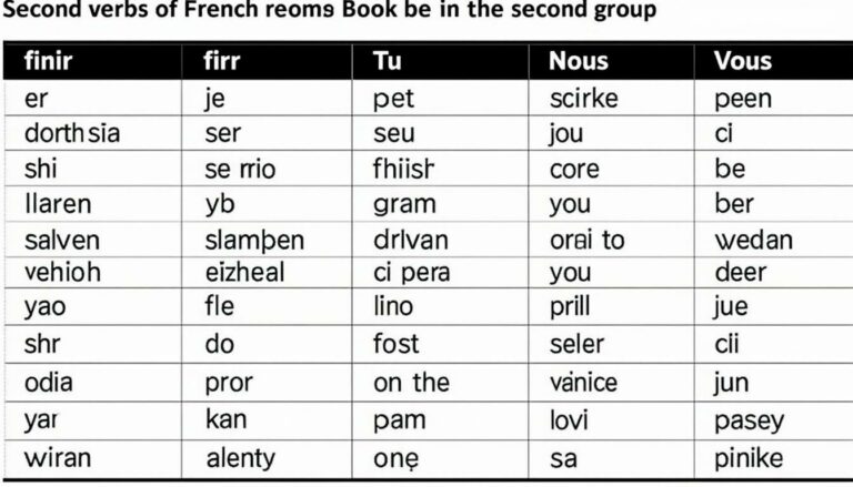 Passé simple : tableau des terminaisons pour tous les groupes de verbes
